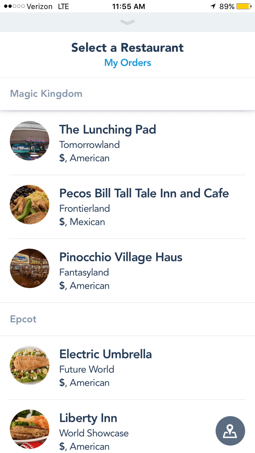 Mobile Ordering at Walt Disney World® - Key to the World Travel®