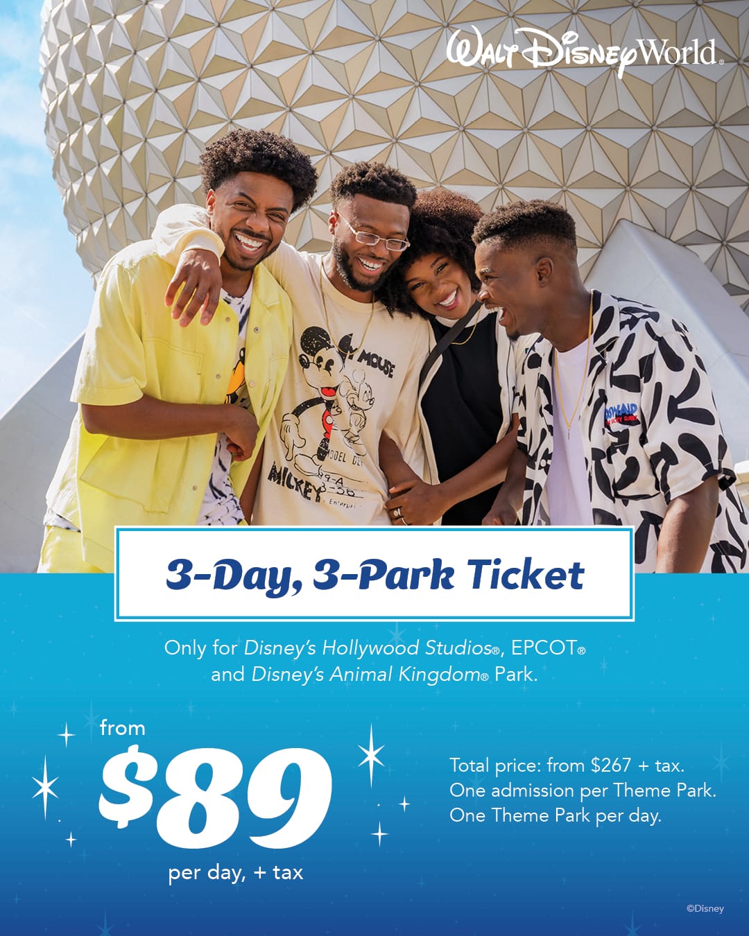 2024 Disney World Spring and Summer Ticket Promotion - Key To The World Travel